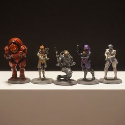 3D printing Mass Effect Miniature Pack Alpha・Cults