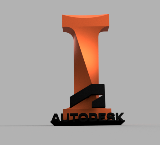 🚩 Autodesk Inventor - Desk Display Logo Emblem・Free 3D File for ・Cults