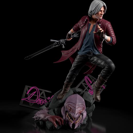 🗡️ Dante・ STL File for 3D printing・Cults