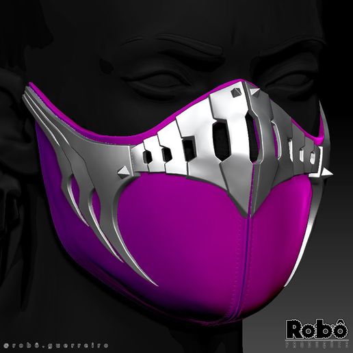 🕹 MORTAL KOMBAT 1 MILEENA MÁSCARA COSPLAY 2023・Archivo STL para ...