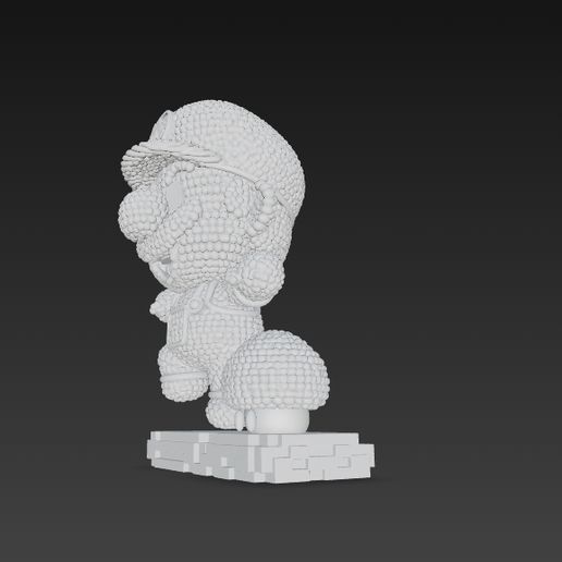 🎮 Mario Knit Figure 3D Print Model・ STL File for 3D printing・Cults