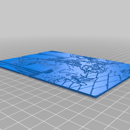 💬 Gojo Satoru Manga Panel - made w/ HueForge・Free 3D File for ・Cults