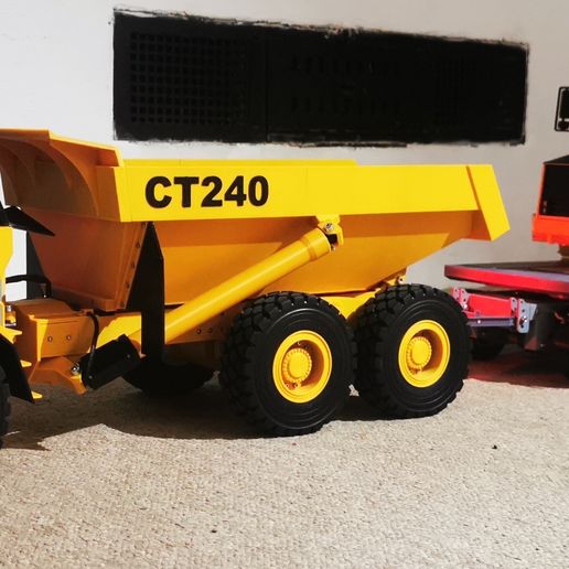 🚁 Articulated dumper - CT240 - 1:14・ 3D File for 3D printing・Cults