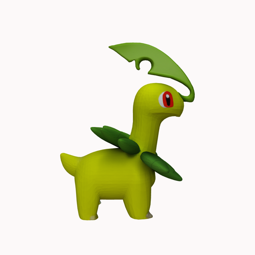 🐉 bayleef pokemon figure model・ STL File for 3D printing・Cults