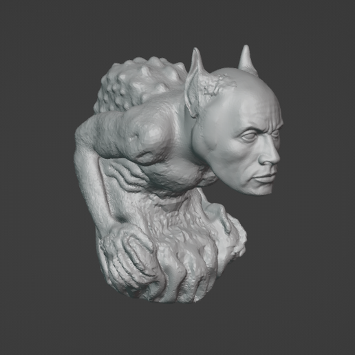 🪨 the rock gargoyle・Free STL File for ・Cults