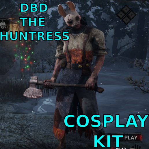 😵 Cosplay Dead By daylight DBD THe Huntress Default Mind Hunter ...