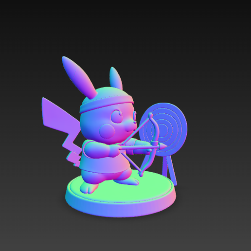 🐉 Pikachu olympic pack 1・ STL File for 3D printing・Cults