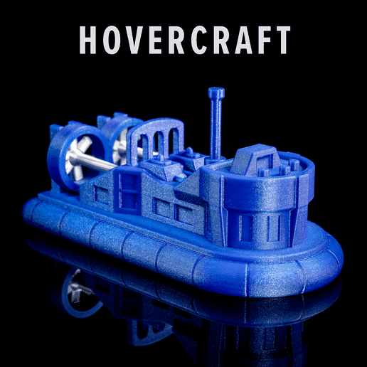 🛥️ Hovercraft・ STL File for 3D printing・Cults