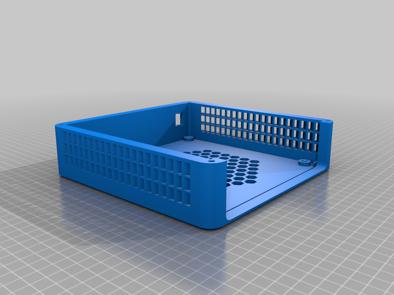 Download free STL file Mini-ITX PC fully printed case • 3D printer ...