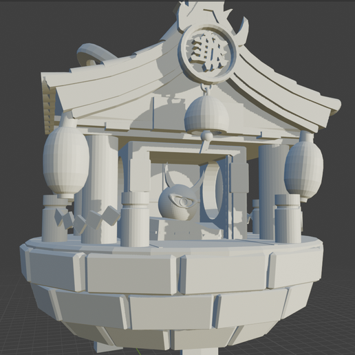 💤 ZZZ Miyabi's Engine 3D Model - Hailstorm Shrine・ STL File for 3D ...