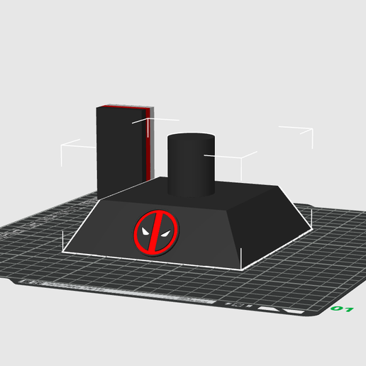 🎧 DEADPOOL HEAD, DEADPOOL HEADPHONES STAND EASY PRINT WITHOUT SUPPORTS ...