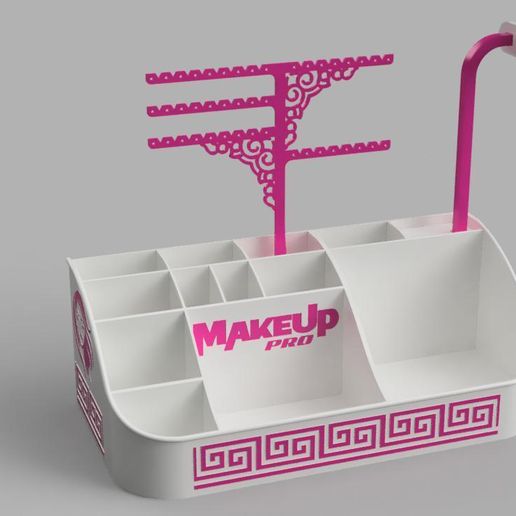 📦 MAKEUP PRO + 2 MOD (Base + 2 Modules) Make-up box・ STL File for 3D ...