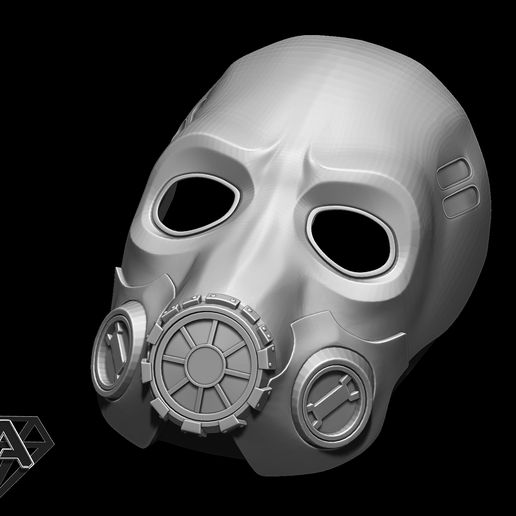 🪖 Borderlands Mask・ STL File for ・Cults