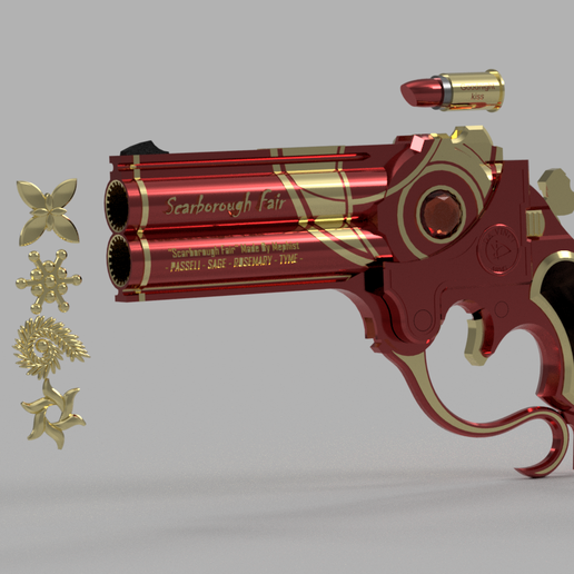 🔫 Bayonetta´s Gun・ STL File for 3D printing・Cults