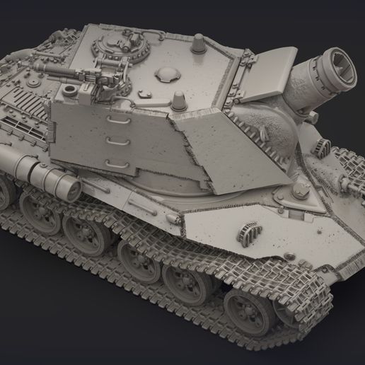 🪖 SUPER HEAVY TANK OF THE REDS・Free 3D File for ・Cults