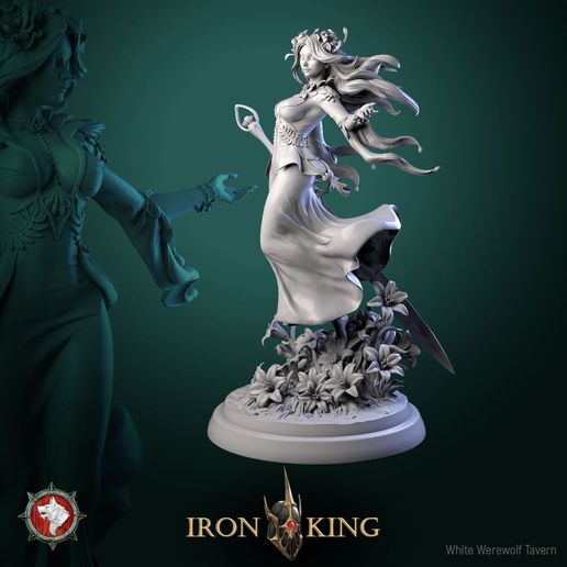 🧙‍♀️ Chjao 32mm and 75mm heroic miniature pre-supported・ 3D File for 3D ...