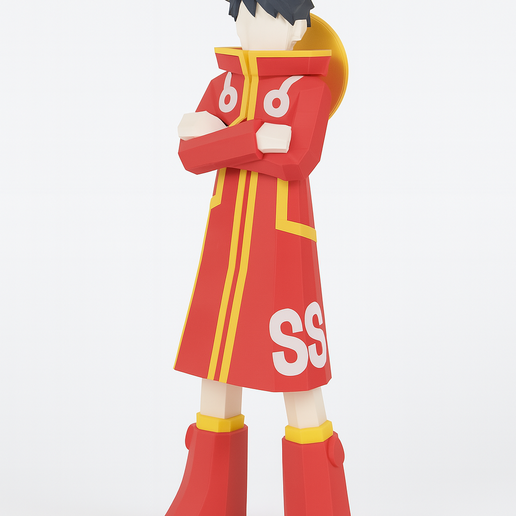 🏝️ Luffy – Egghead Island Outfit (One Piece) | 3D Printable Stylized ...