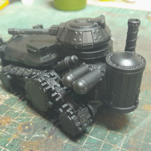 😤 Imperial Steam Tank・ STL File for 3D printing・Cults
