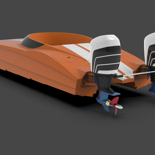 🚁 MTI RC Catamaran・Free STL File for 3D printing・Cults