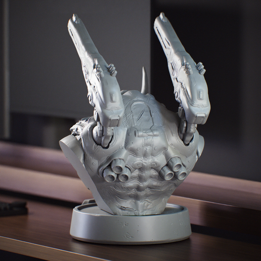 👤 Atlan Mech Bust from Doom The Dark Ages - Atlan Mech Bust from Doom ...