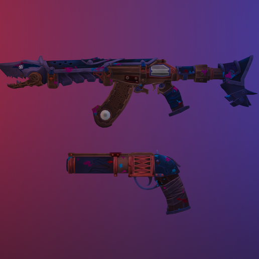 🔫 Arcane Weapon Bundle - VALORANT・ STL File for 3D printing・Cults