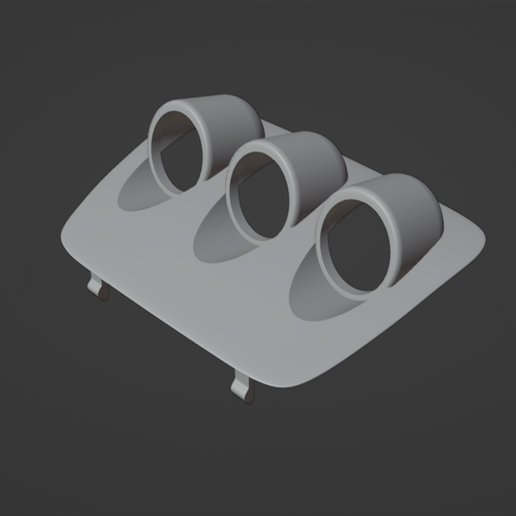 💨 GAUGE POD DASH FOR SUBARU 2000 TO 2007・ STL File for 3D printing・Cults