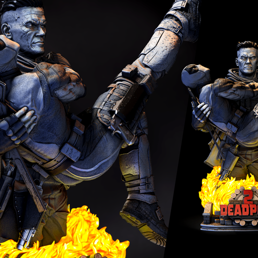 🔌 Wicked Marvel Deadpool and Cable Bust: Tested and ready for 3d ...