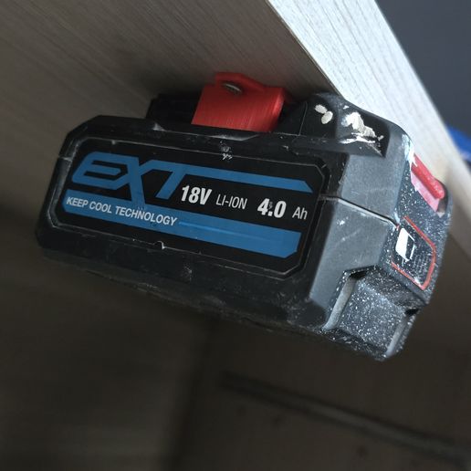 STL file Erbauer battery holder 18V 🔋 (3MF)・3D printing design to ...