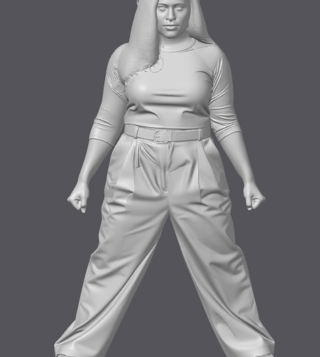 🦸‍♂️ Leota Adebayo- peacemaker-DC- version 2・ STL File for 3D printing ...