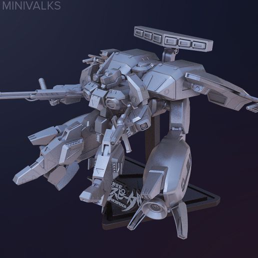 👾 Genesis Climber Mospeada - Legioss & Tread Statue (1/72 Scale)・Free ...