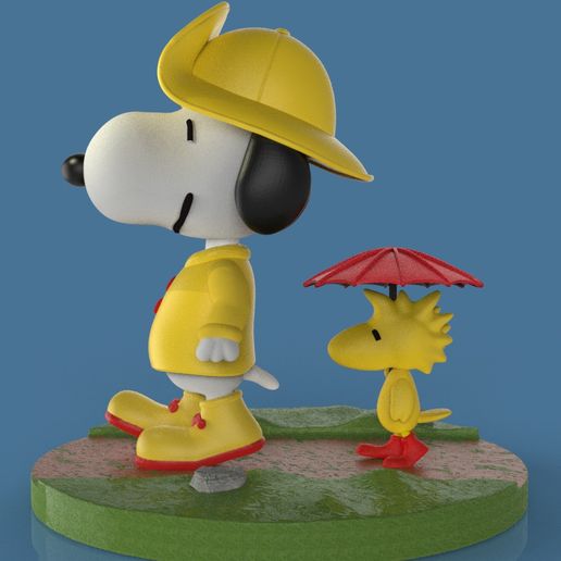🐕 Snoopy・ STL File for 3D printing・Cults