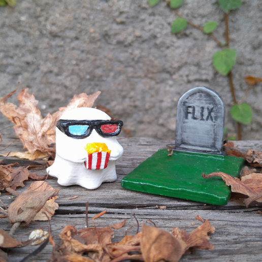 👻 Phantoms on Display - Cute Ghost - FLIX - Perfect for Halloween and ...