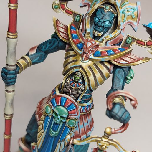 3D printer Tomb Colossus - Modular Undead Egyptian Statue • made with ...