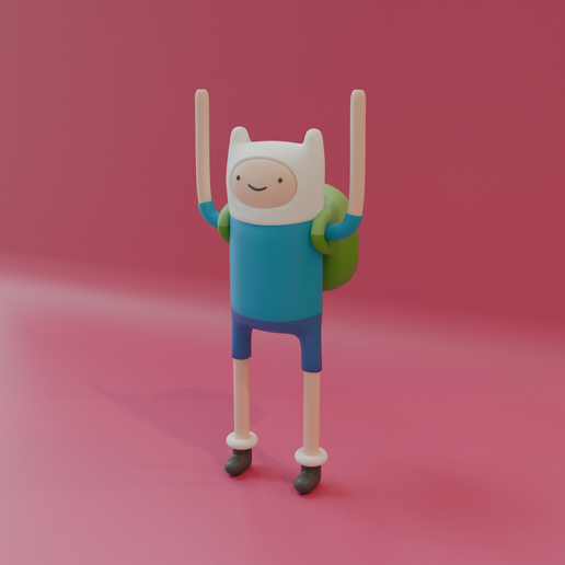 🎨 Finn, o humano・Arquivo STL para Impressão 3D・Cults