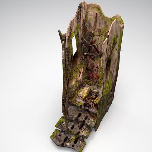 3D file Horror game model forest wc 🚾 ・3D print model to download・Cults