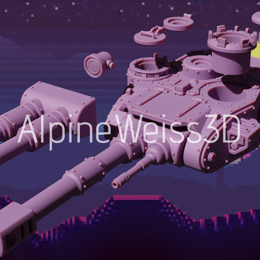 🪖 Enourmous Imperial Heavy Tank [PRESUPPORTED]・Free 3D File for 3D ...