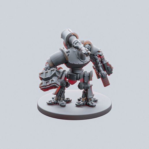 🤏 EPICALLY SMALL MECHA BULWARK・ 3D File for 3D printing・Cults