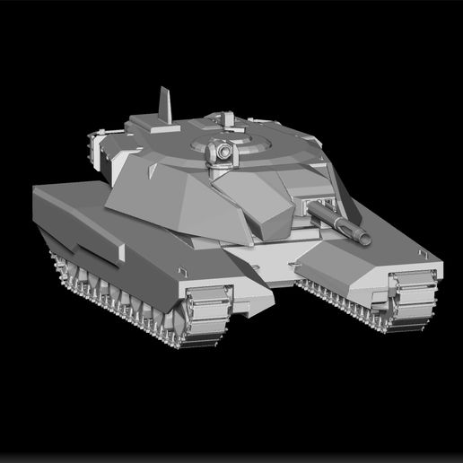 Archivo STL Tank - 3D Print Military Vehicle - Armored Combat Tank ...