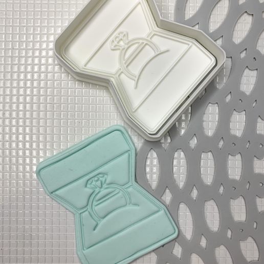 STL file Ring Box Cookie Cutter Stamp 💍 ・Model to download and 3D print ...