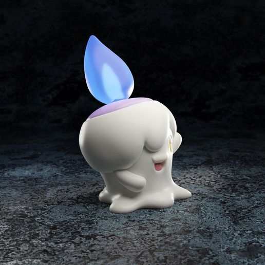 🐉 Pokemons - Litwick・ STL File for 3D printing・Cults
