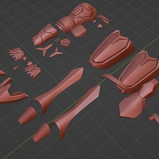 💪 Overwatch Ashe arm, hip armor and decor stl・ 3MF File for 3D printing ...