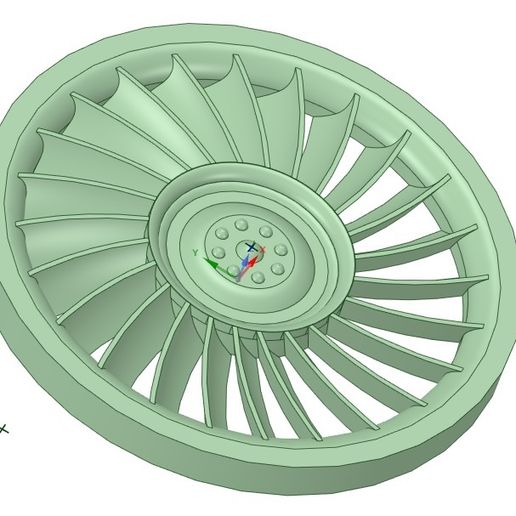 🎨 MF ENGINE FAN SCALE 1/43・ STL File for ・Cults