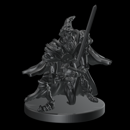 🎩 Crazy Knight Dave - Spellblade - By STF_CSC・ STL File for 3D printing ...