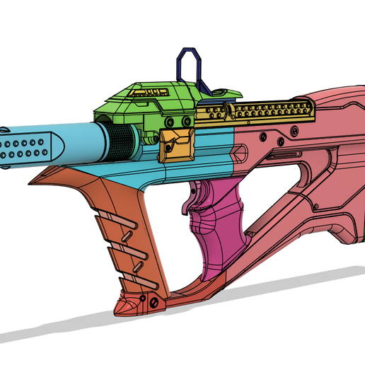🔫 DESTINY 2 - The Recluse Legendary energy submachine gun・ 3D File for ...