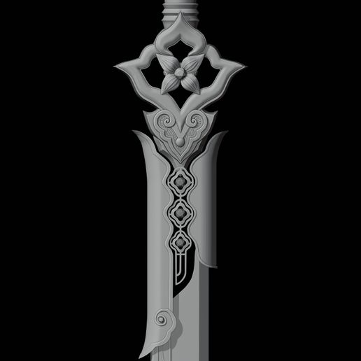 🗡️ Porcelain Shard - Great Sword - Naraka Bladepoint・ STL File for 3D ...