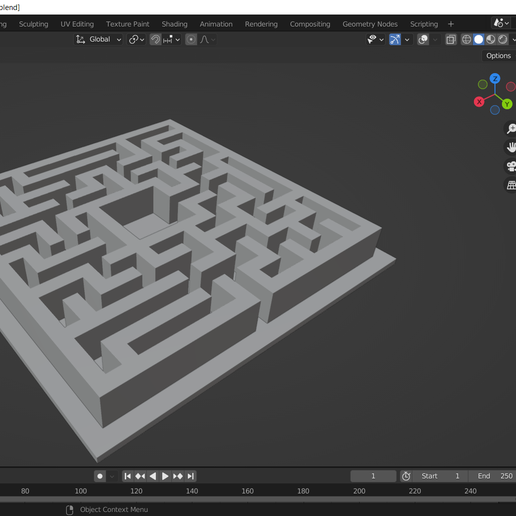 Free STL file Art Laberinto 🎨 (OBJ)・Model to download and 3D print・Cults