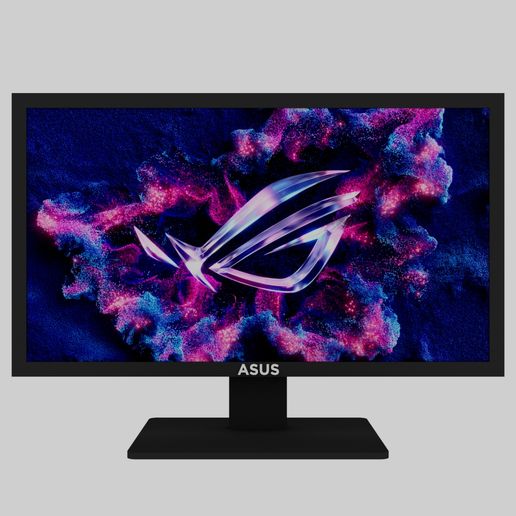 Archivo OBJ ASUS ROG Monitor 3D Model 🔌 ・Diseño de impresora 3D para ...