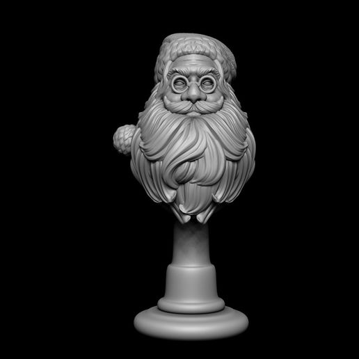 STL file Santa Claus Bust 🎅 (OBJ)・3D printable model to download・Cults