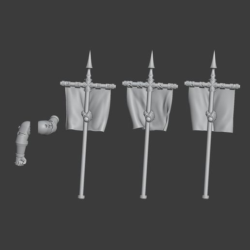 🎲 Gen6 Vexillarius arms (Ver.1 Update)・ 3D File for ・Cults