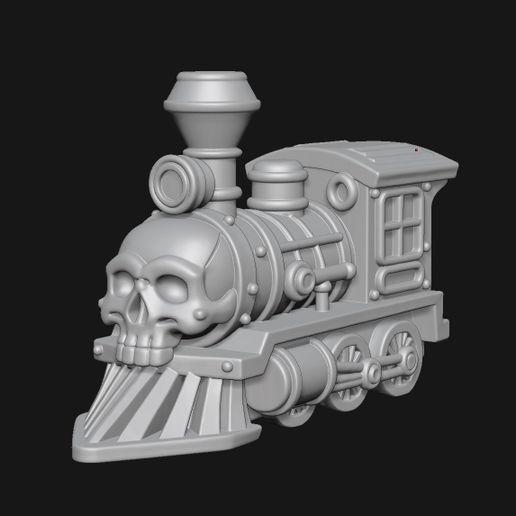 💀 Skeleton Train・ STL File for 3D printing・Cults